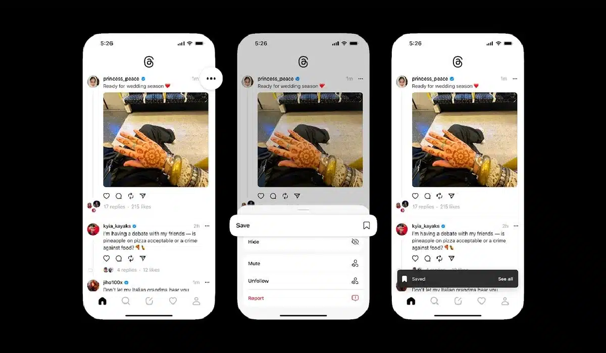 Instagram Threads testa nova funcionalidade: guardar para mais tarde é ...