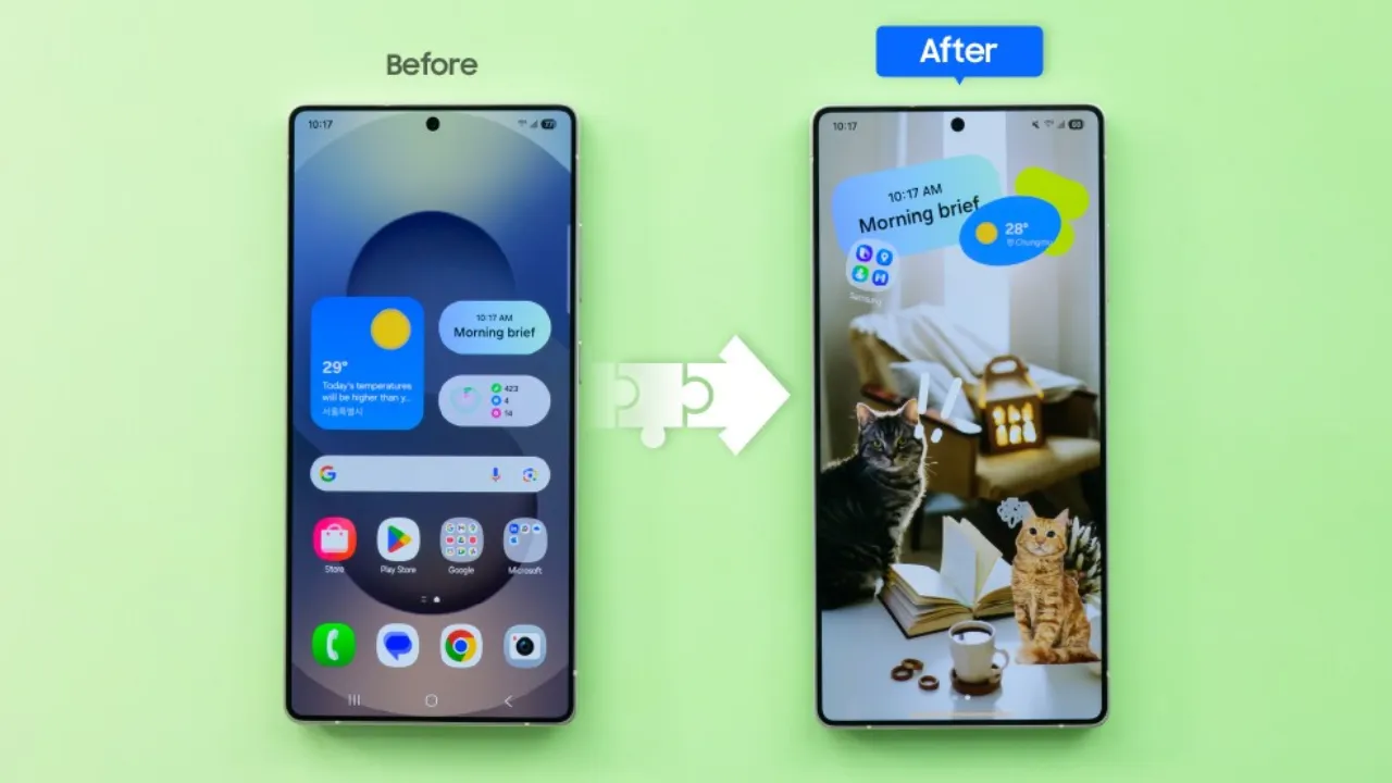 Nova funcionalidade da Samsung permite personalizar o ecrã ao teu estilo